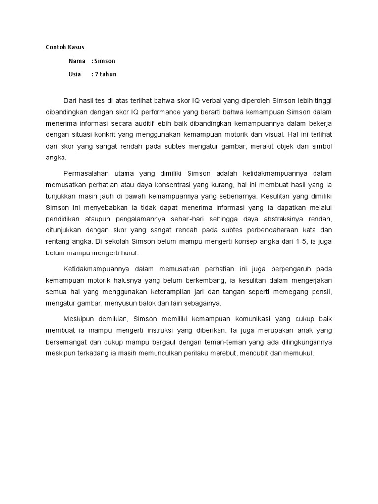 Contoh Kasus Untuk PPI | PDF