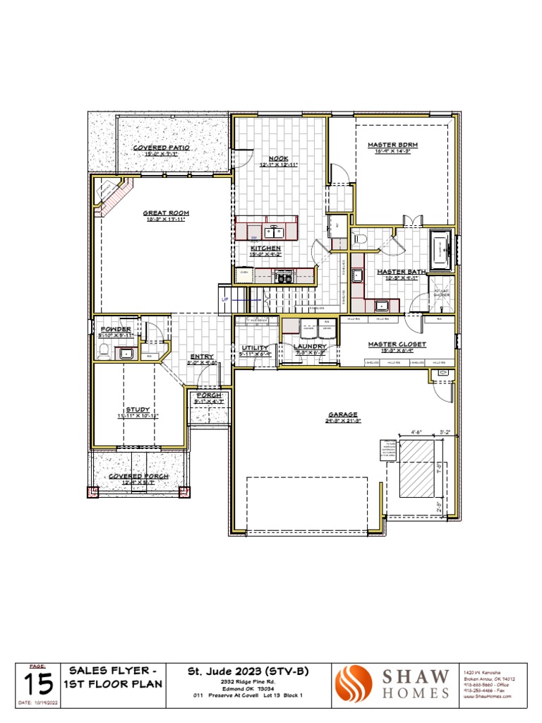 St. Jude 2023 OKC Floor and Elevation Plan | PDF | Manufactured Goods ...