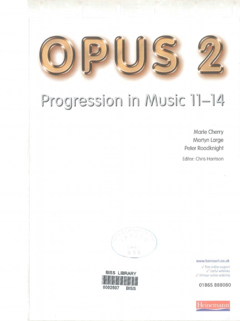 Opus 2 Pupil Textbook | PDF | Reggae | Song Structure