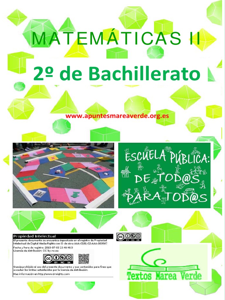 Matematicas II | PDF | Matriz (Matemáticas) | Álgebra lineal