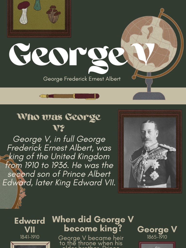 George V: George Frederick Ernest Albert | PDF