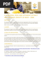 OIML Alcoholometric Tables | PDF