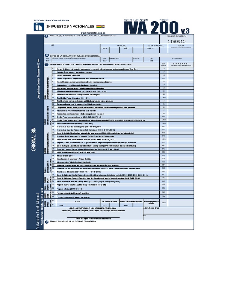 Formulario 200 Iva | PDF