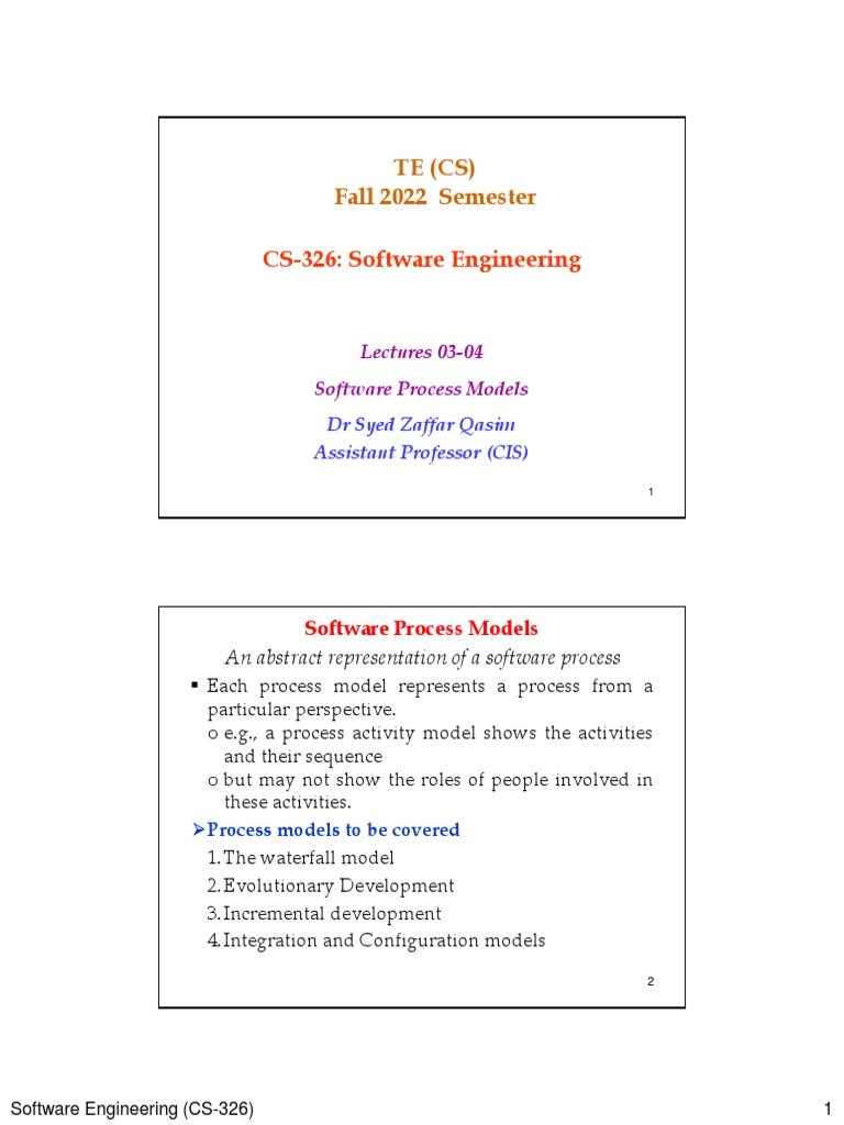 Waterfall Model and Evolutionary Model | PDF | Software Prototyping ...