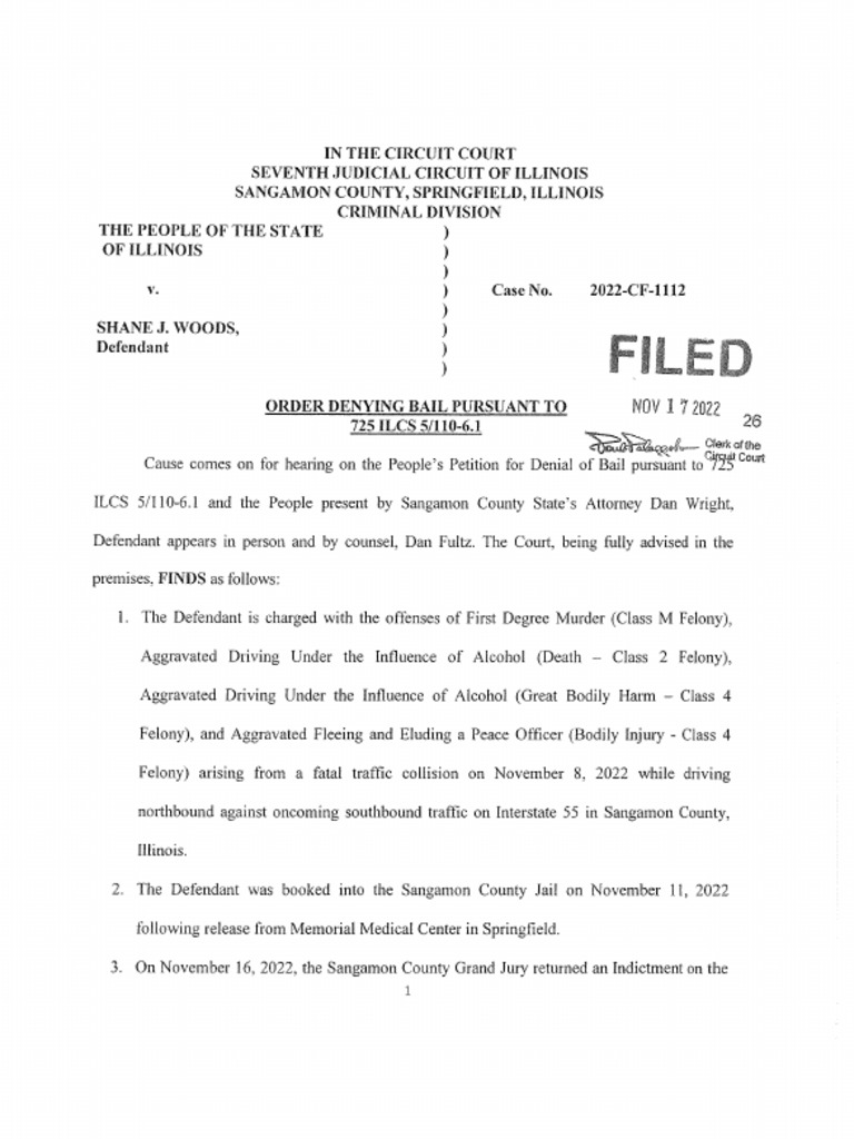 Order Denying Bail | PDF