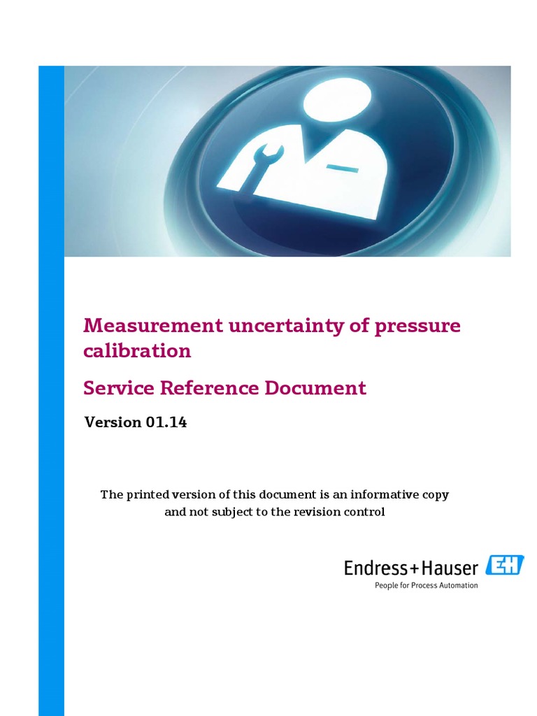 BX01003H88EN01.14 - Measurement Uncertainty Pressure Calibration | PDF ...