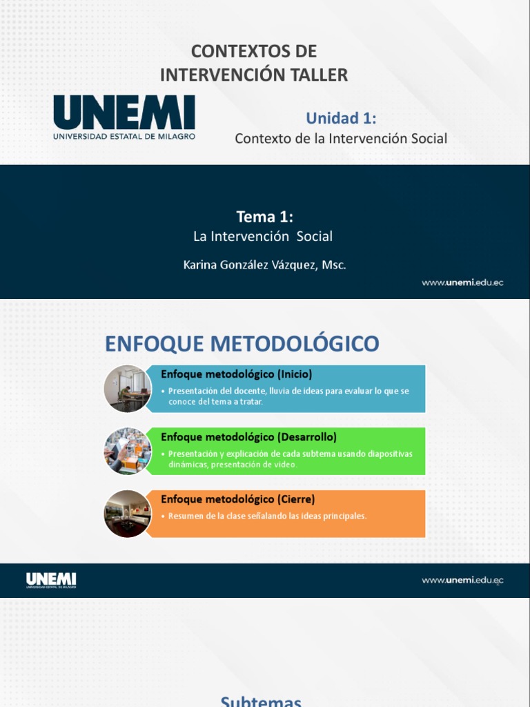 Contexto - U1 y U2 | PDF