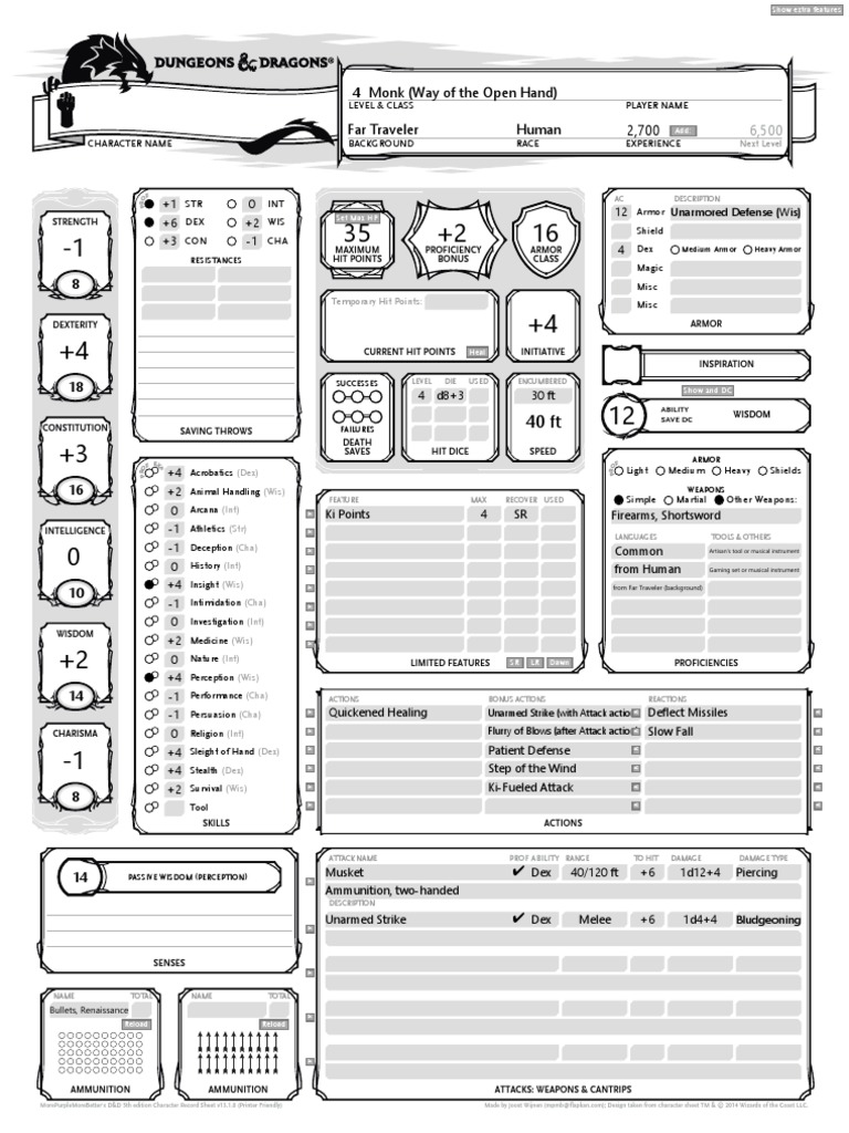 Monk | PDF | Grappling | Dungeons & Dragons
