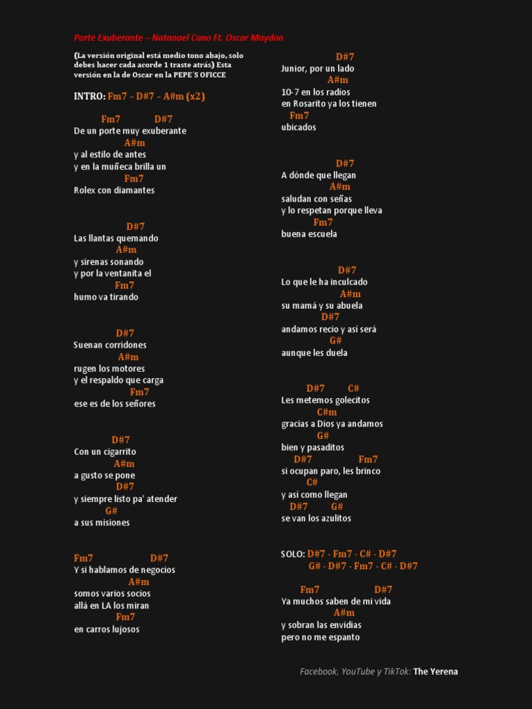 Porte Exuberante - Natanael Cano Ft. Scar Maydon | PDF