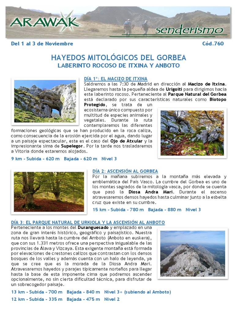 760 Hayedos Mitológicos Del Gorbea - 1 | PDF | Bancario | Ciencias de la Tierra