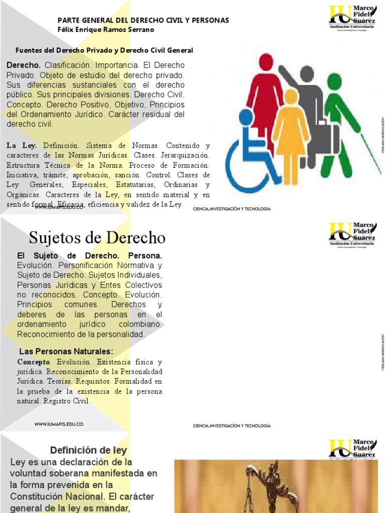 Inicio Persona en Colombia | PDF | Estatuto | Justicia