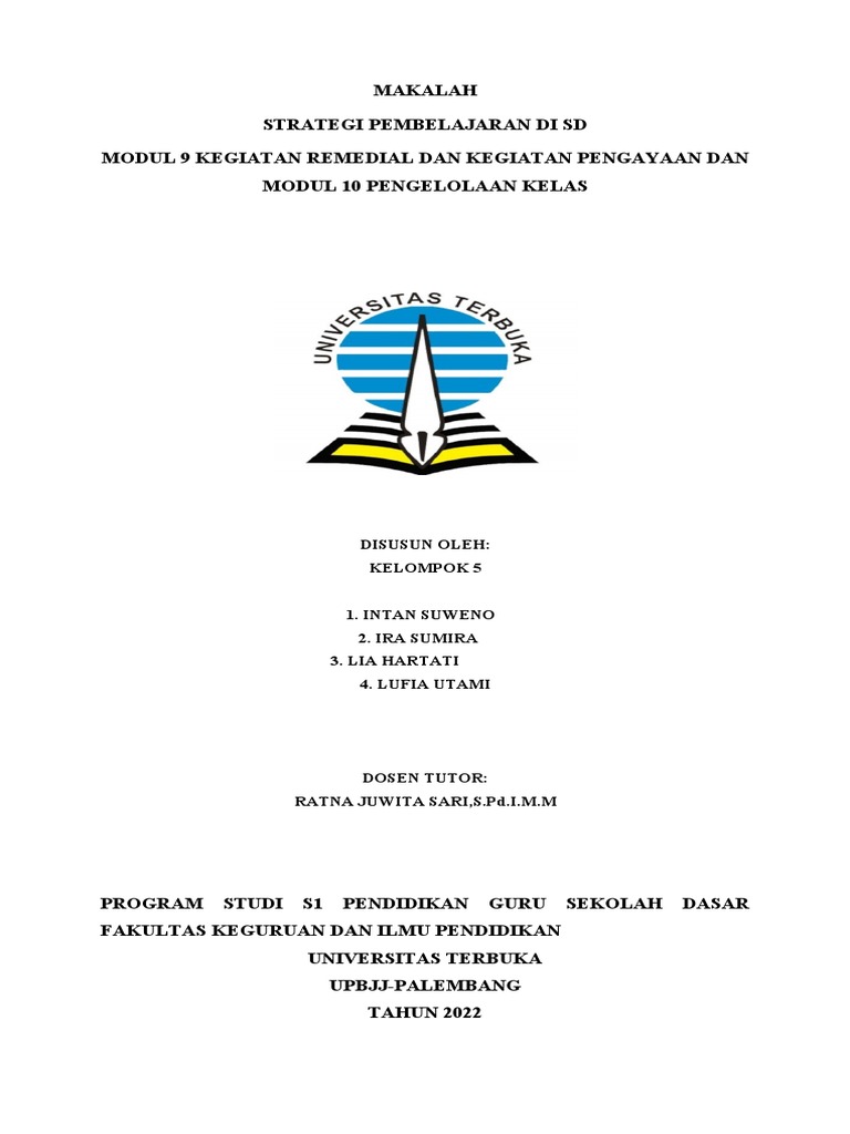 Makalah Strategi Pembelajaran | PDF