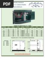 Transformador 500 KVA TRANSFORMADORES IESSA - FICHA TECNICA PEDESTAL TRIFASICO NORMA NMX-J-285 ...