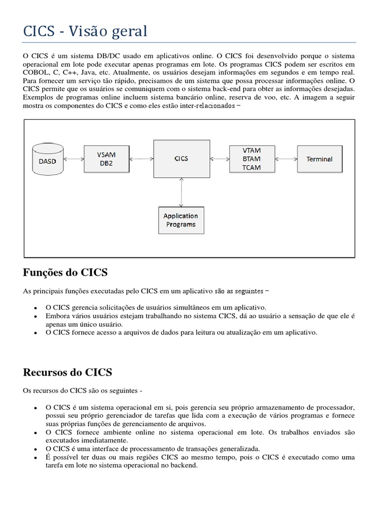CICS | PDF