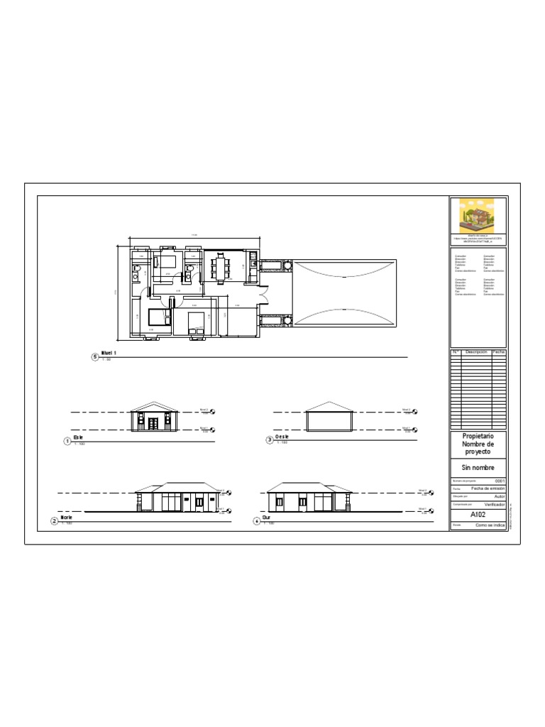 Plano de Casa 8 X 11 | PDF | Fax | Unión Internacional de Telecomunicaciones