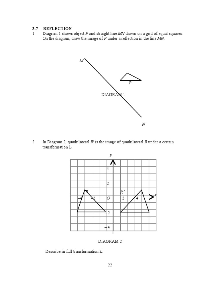 Reflection Transformations in Geometry | PDF
