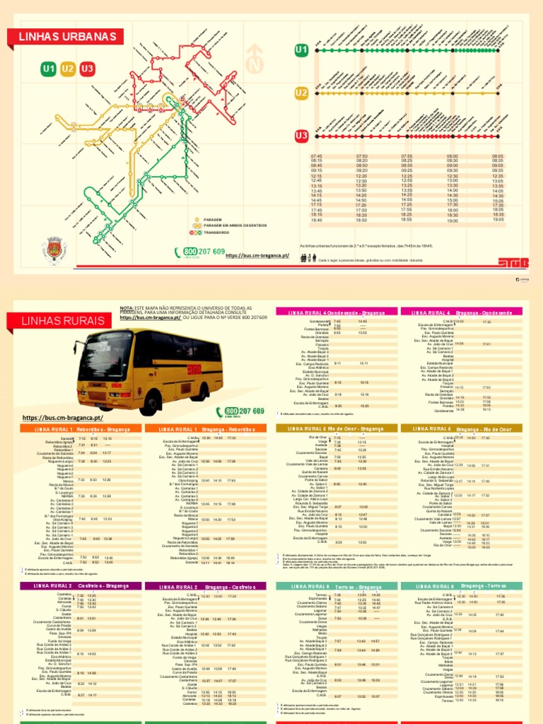 Public Transportation Schedule: A Timetable for Urban and Rural Bus ...