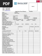 Seaman Application Form | PDF | Ships | Sailor