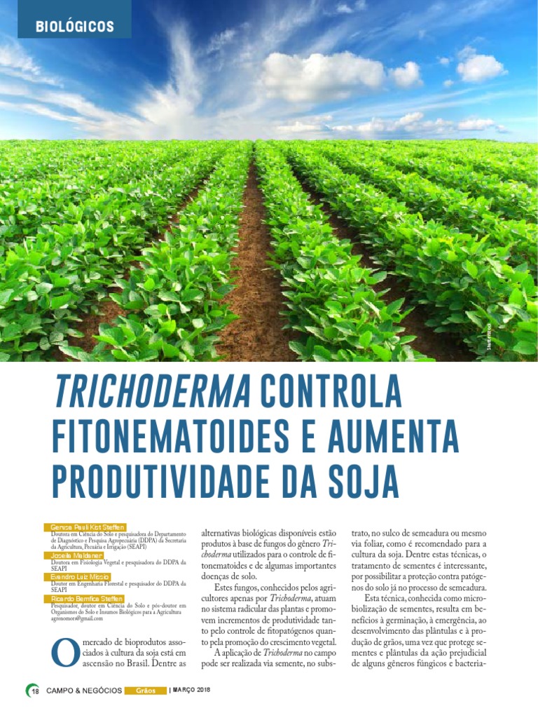 12095822-uso-de-trichoderma-na-agricultura | PDF | Plantas | Fungo