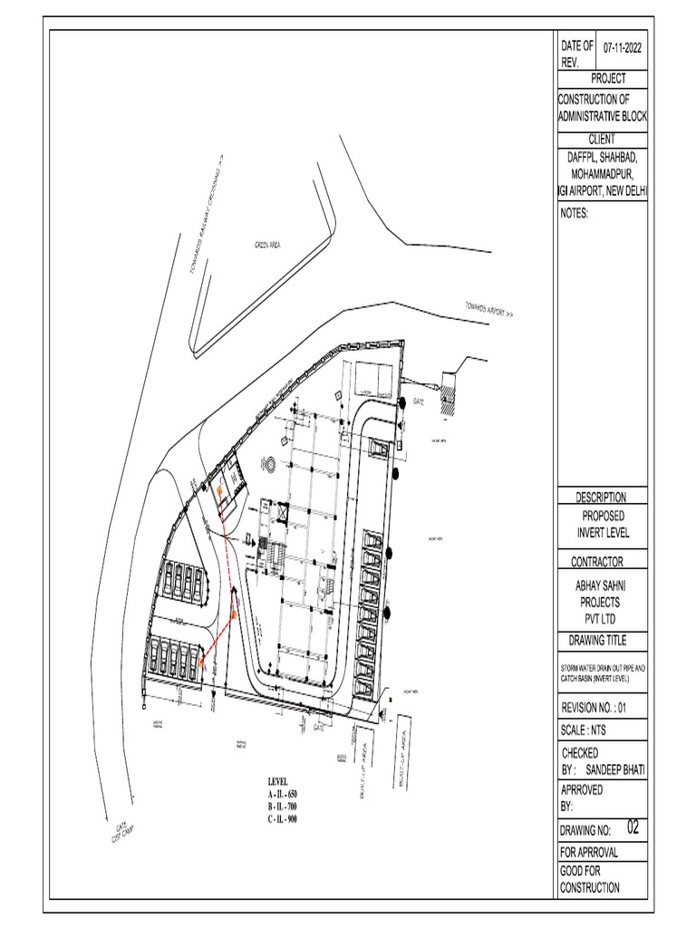 Proposed Invert Level Pdf