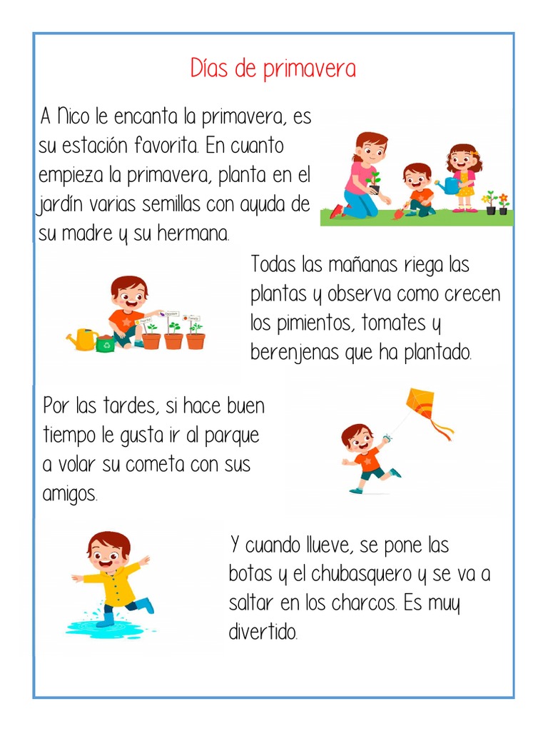 Dias de Primavera | PDF