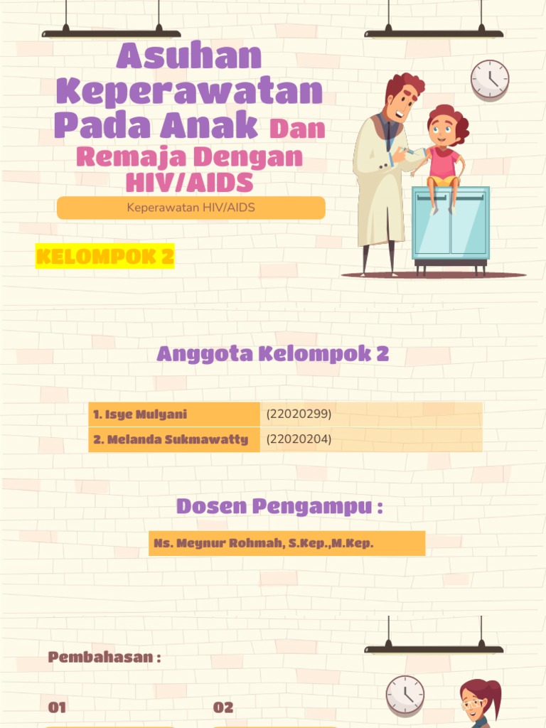 Kel2 - Askep Anak Dan Remaja Dengan Hiv Aids Fix | PDF