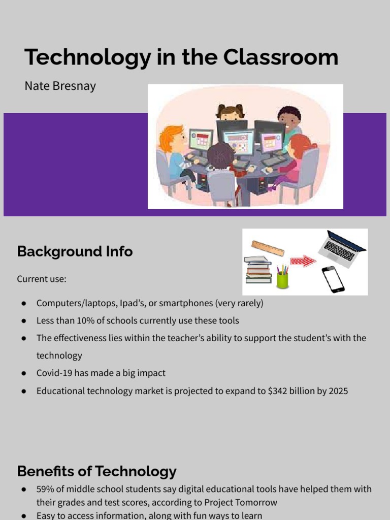 Technology in The Classroom | PDF