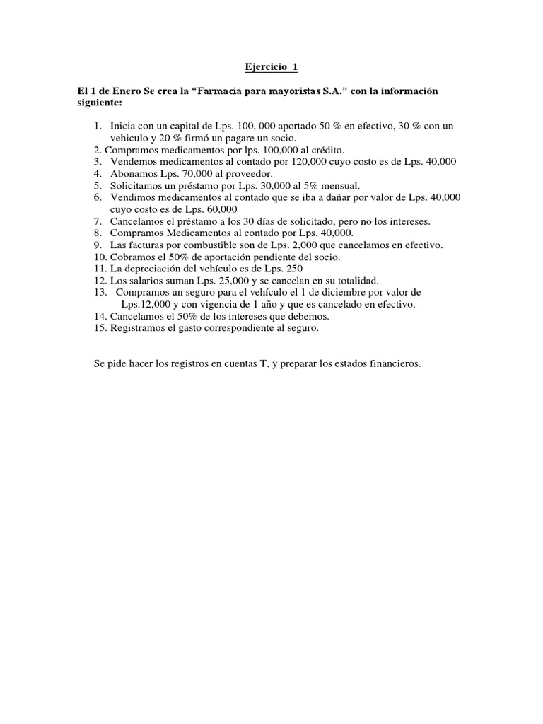 Ejercicios de Clase 1 Sin | PDF