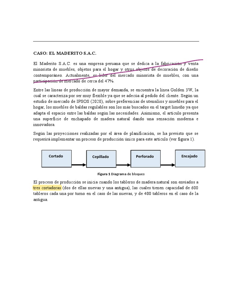 Caso El Maderito | PDF | Hogar, jardinería y bricolaje