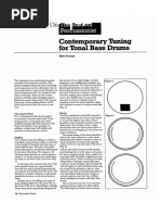 Timpani Sizes and Pitch Ranges | PDF | Drum | Pitch (Music)
