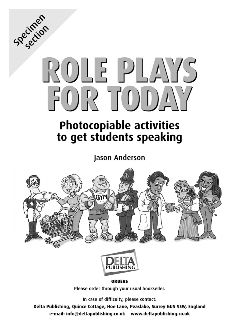 Role Plays Download Able Pages | PDF | Common Cold | Grammar