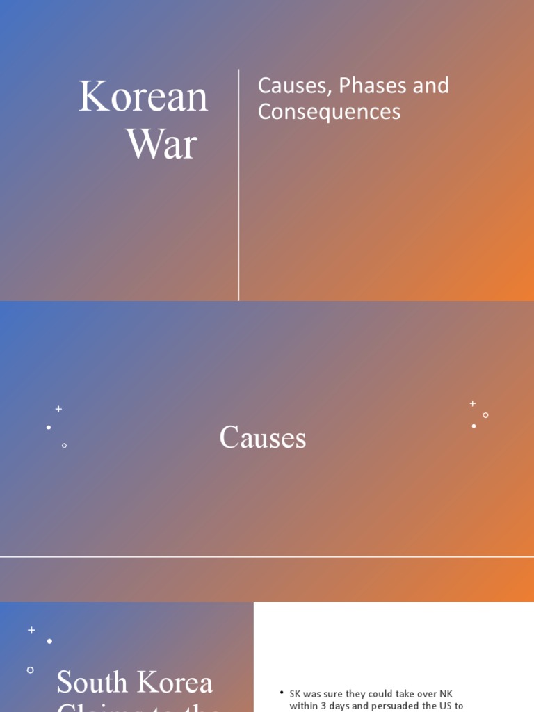 Korean War: Causes, Phases, Consequences | PDF | Korea | Communism