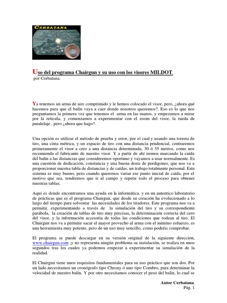 Guía de Chairgun para Tiradores | PDF | Informática