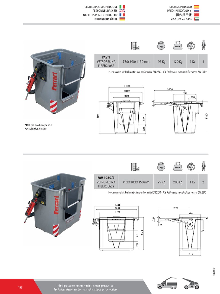 Ficha Tecnica - Cesta | PDF