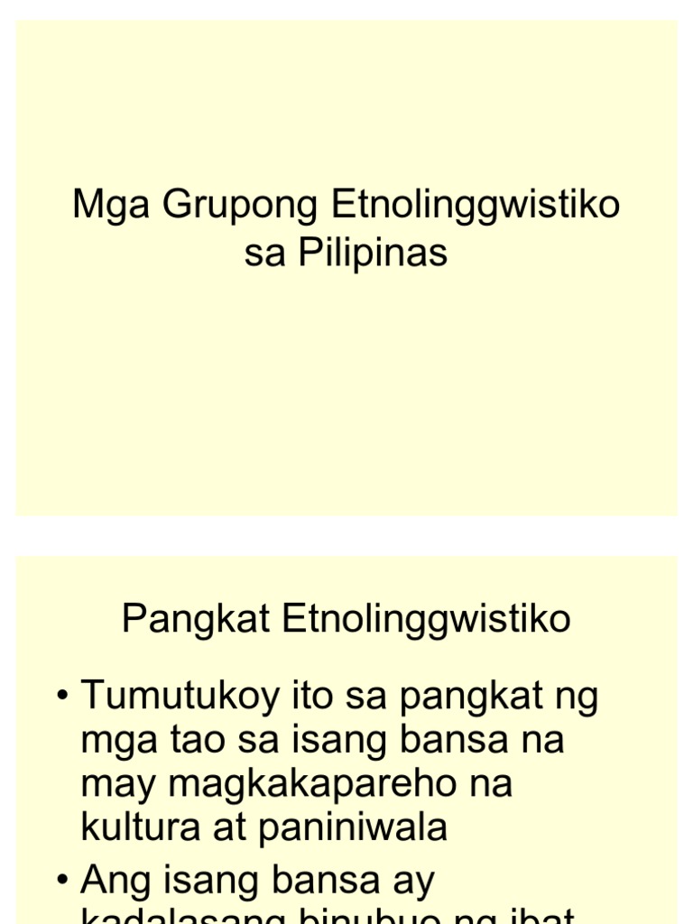 Mga Grupong Etnolinggwistiko Sa Asya | PDF