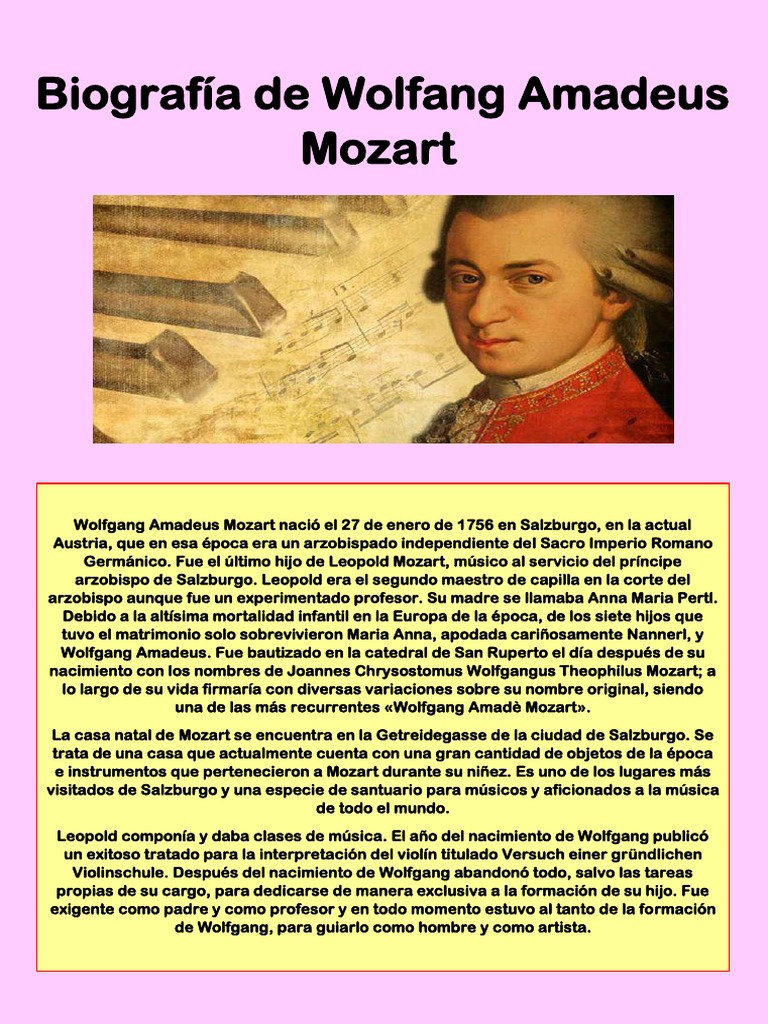Arte | PDF | Wolfgang Amadeus Mozart | Música clásica