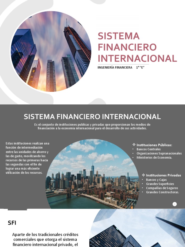 Sistema Financiero Internacional | PDF | Sistema financiero global | Sistema financiero