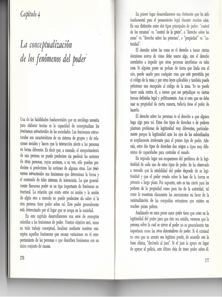 5.1. STINCHCOMBE - La Conceptualización Del Poder | PDF