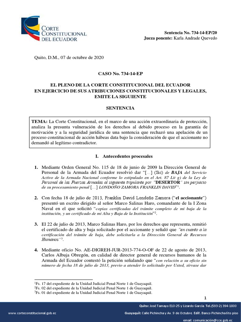 Legitimo Contradictor en La Acción de Habeas Data | PDF