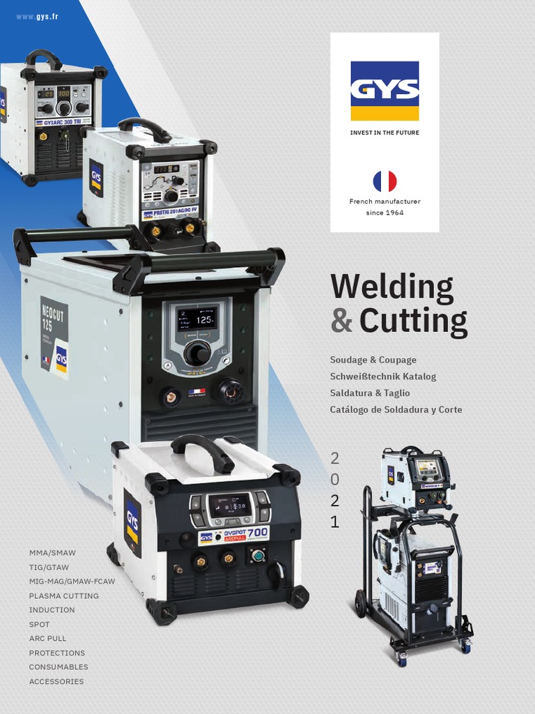 GYS Welding | PDF | Chemical Substances | Secondary Sector Of The Economy