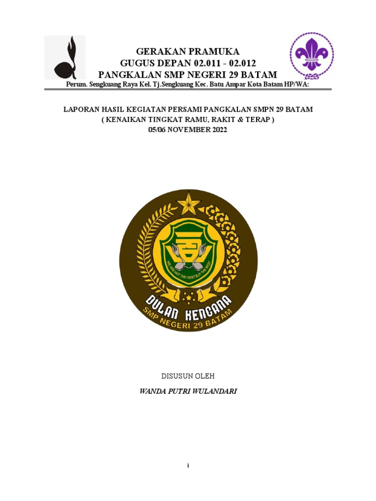 Laporan Hasil Kegiatan Persami | PDF