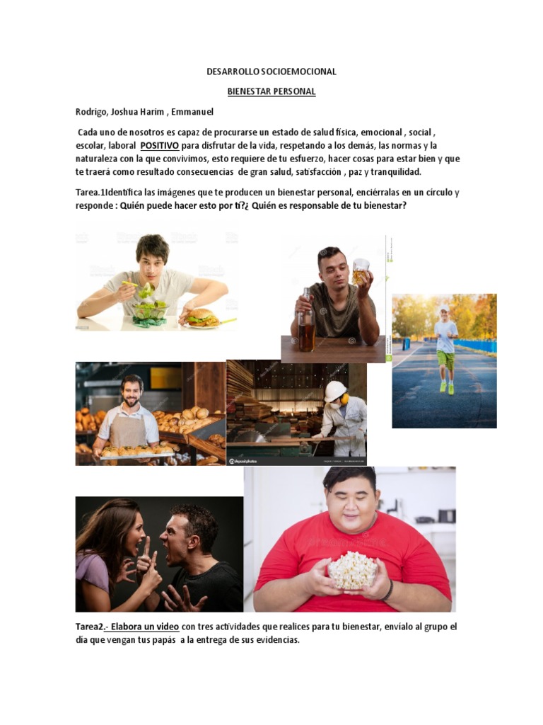 Bienestar Personal. Artesanías | PDF | Relaciones personales, crianza y ...