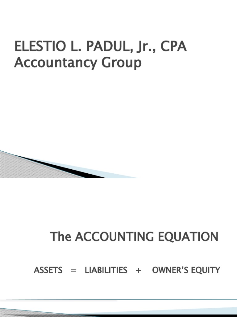 Accounting Fundamentals | PDF | Equity (Finance) | Expense