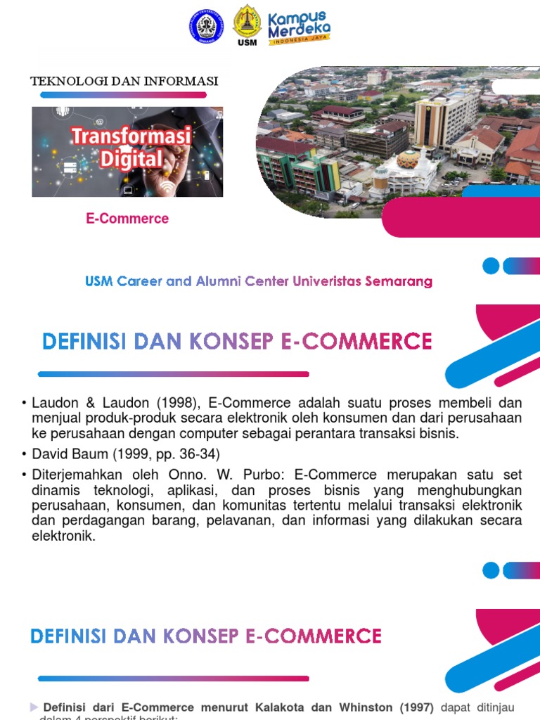 Materi Pertemuan 3 - E-Commerce | PDF