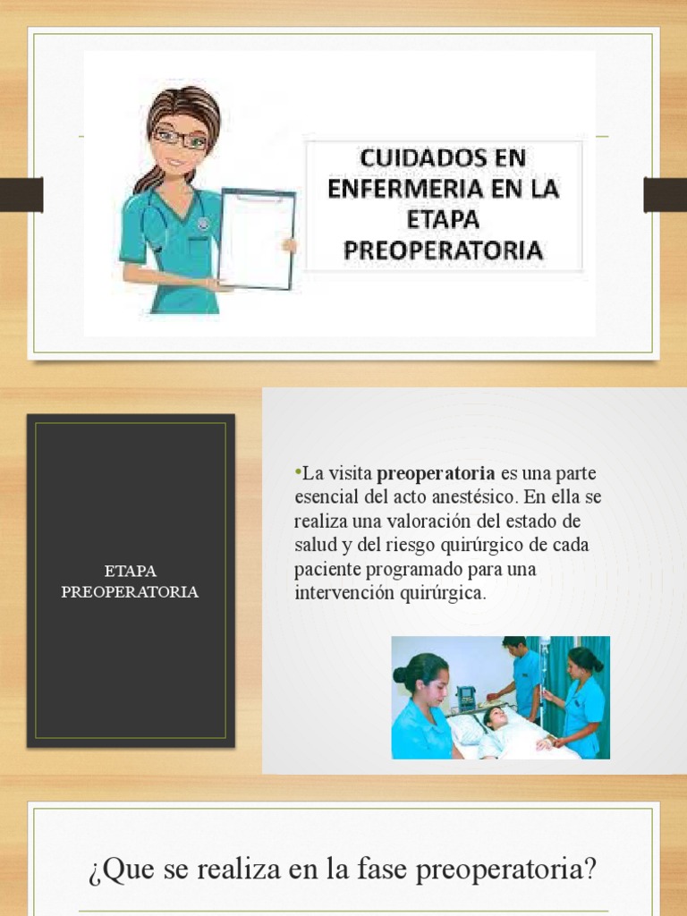 Cuidados Preoperatorios | PDF | Cirugía | Historial médico