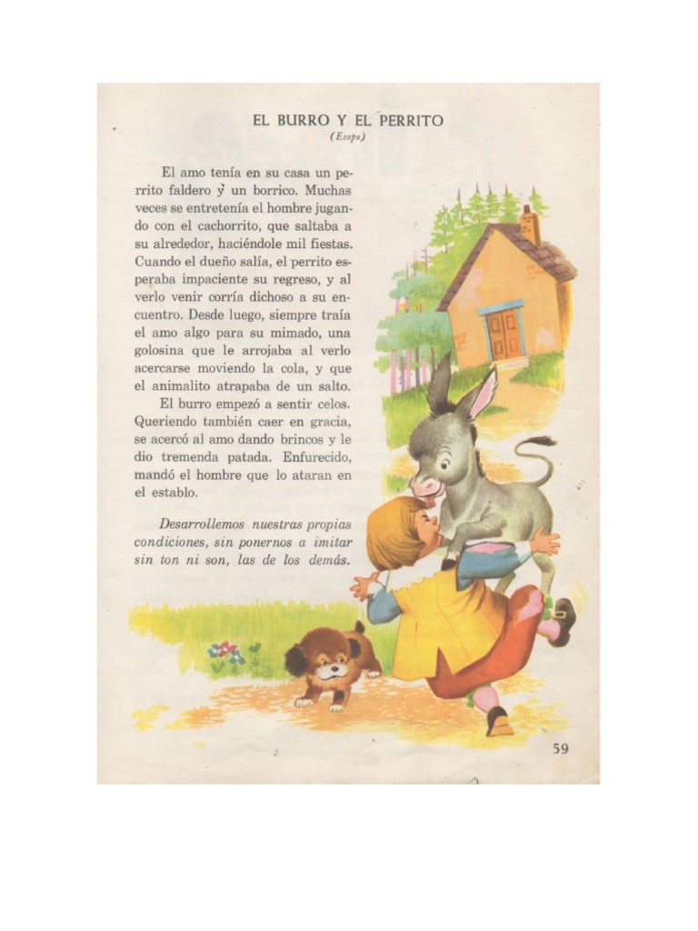 Cuento El Burro y El Perro | PDF