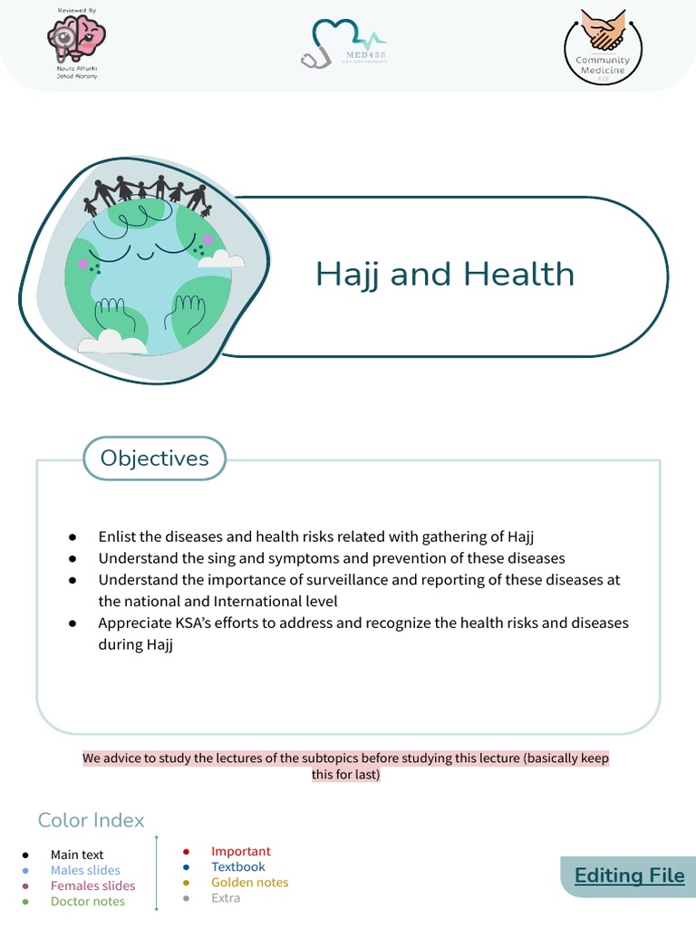 L19-Hajj and Health | PDF | Meningitis | Hajj