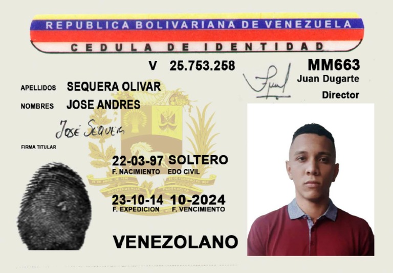 Cedula Venezolana V2 | PDF