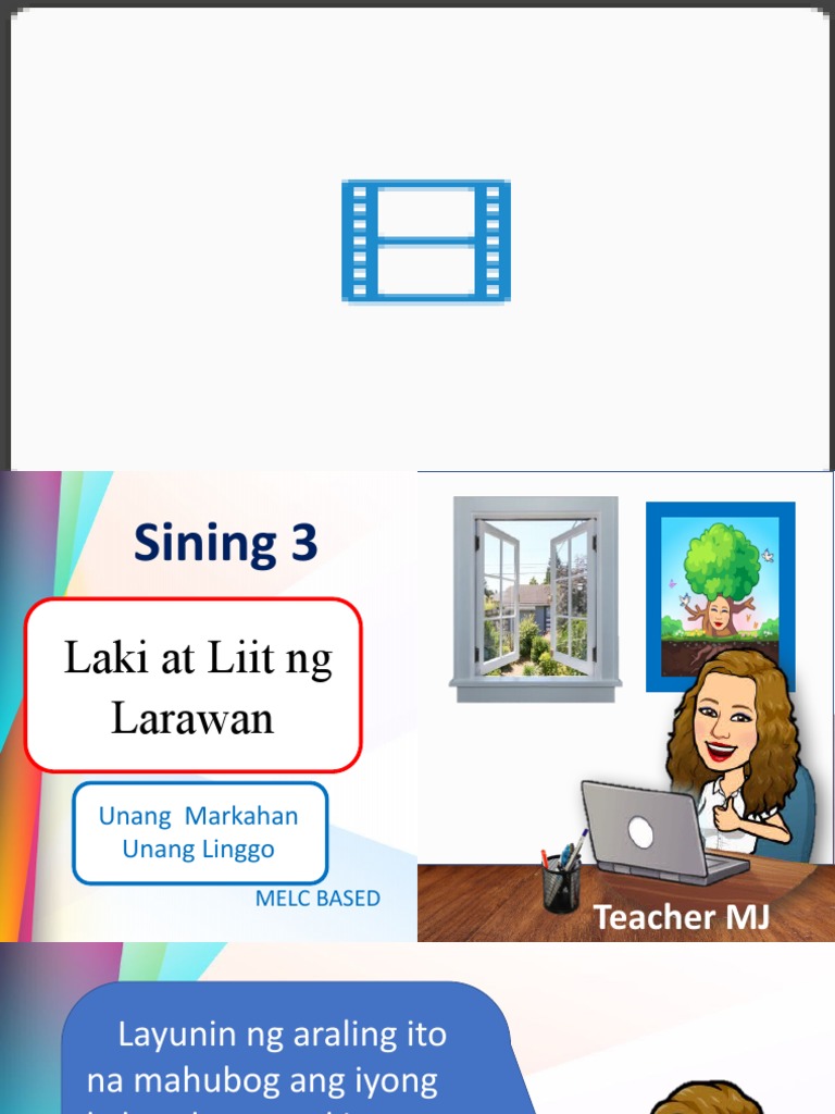 ART 3 QUARTER 1 WEEK 1 Laki at Liit NG Larawan | PDF