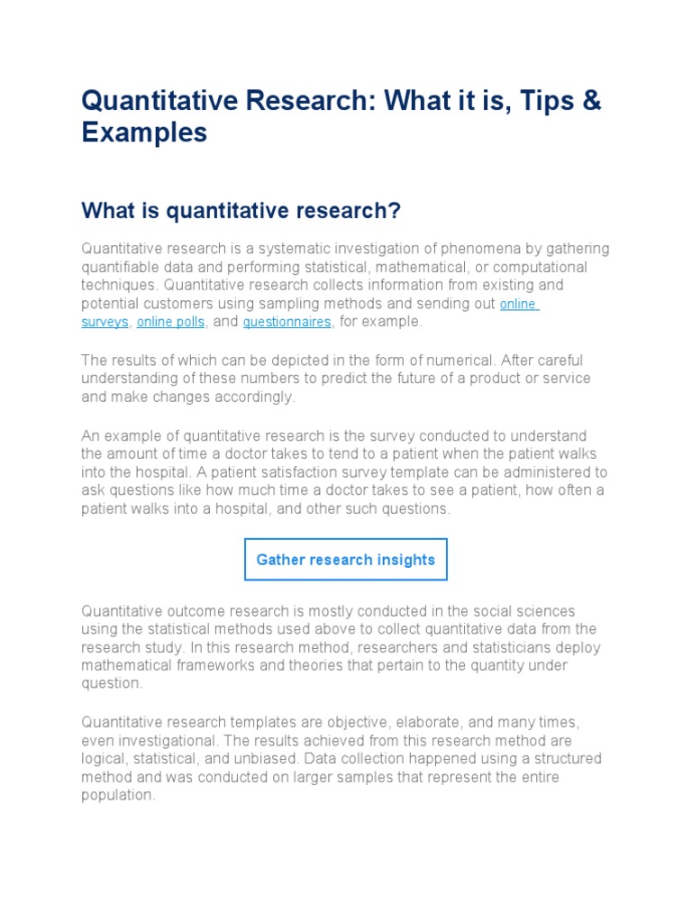 Quantitative Exam | PDF | Sampling (Statistics) | Survey Methodology